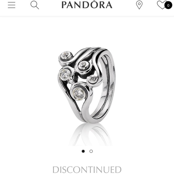 Pandora | Jewelry | Pandora Ocean Wave Ring | Poshmark